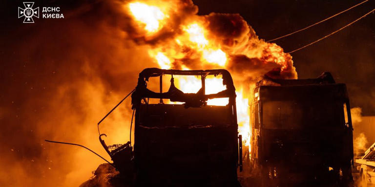 Roshen factory, homes and offices hit as Russian strike sparks fires ...