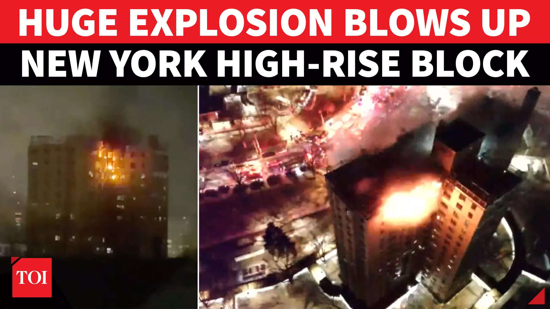 Explosion rocks Bronx New York high-rise; apartment explodes, people ...