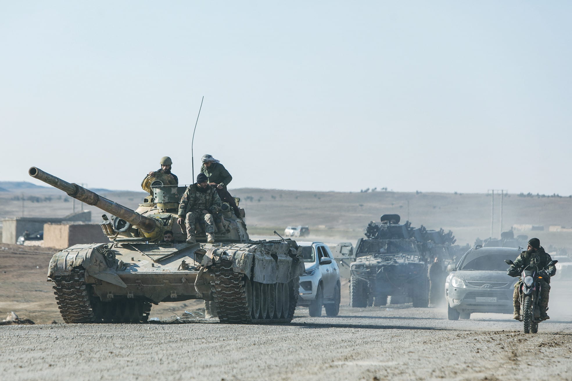 As Syrian forces push northeast, Kurds mobilize against new jihadi assault