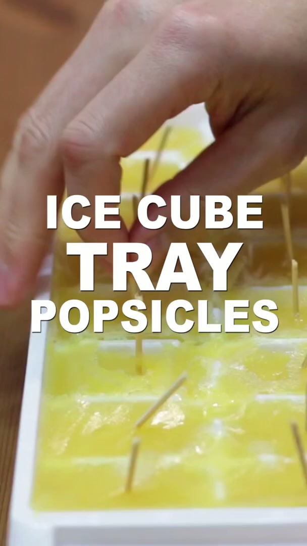 Ice cube tray popsicles #shorts