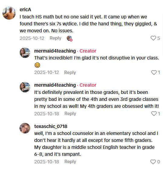 “6-7” has become a real problem for teachers, and this one made a video ...