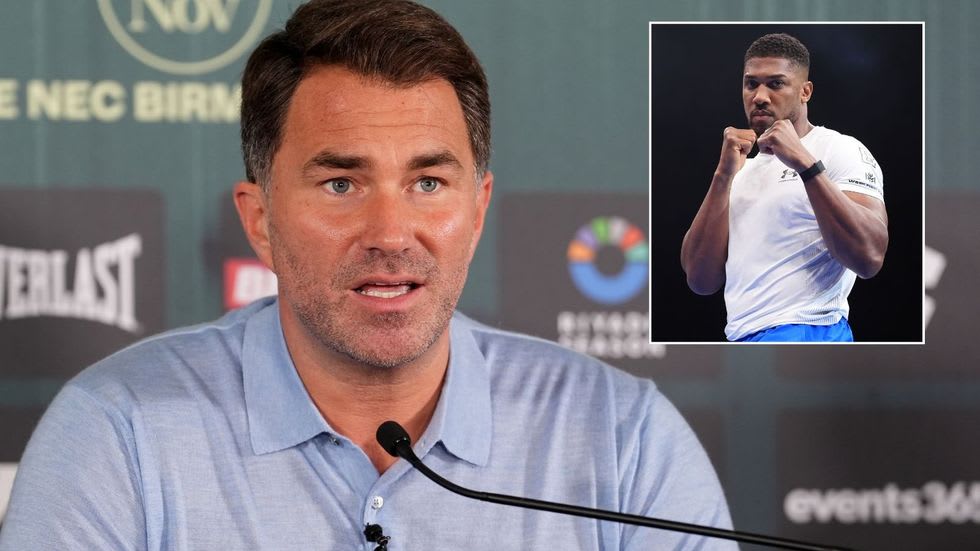 Eddie Hearn makes admission about Anthony Joshua's future after tragic ...
