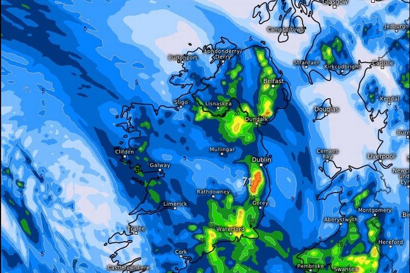 Ireland weather: Met Eireann issues status yellow warning as one area ...
