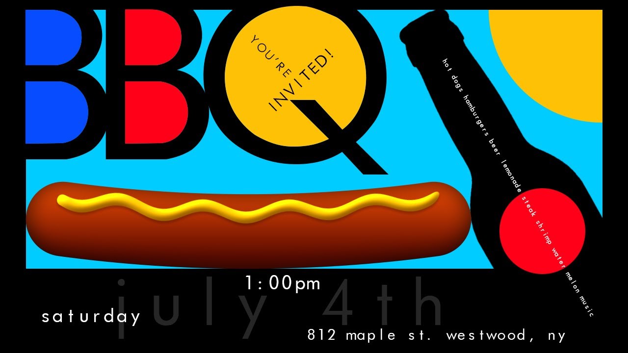 Photoshop Tutorial: Part 2 - How to Make a Colorful, Barbeque-Party ...