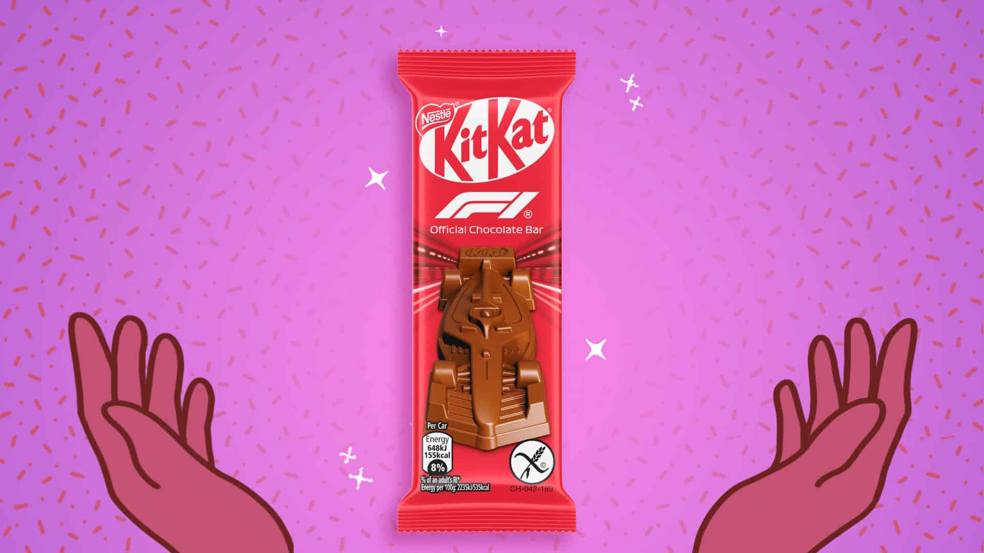Kit Kat turned a Formula 1 car into a chocolate bar