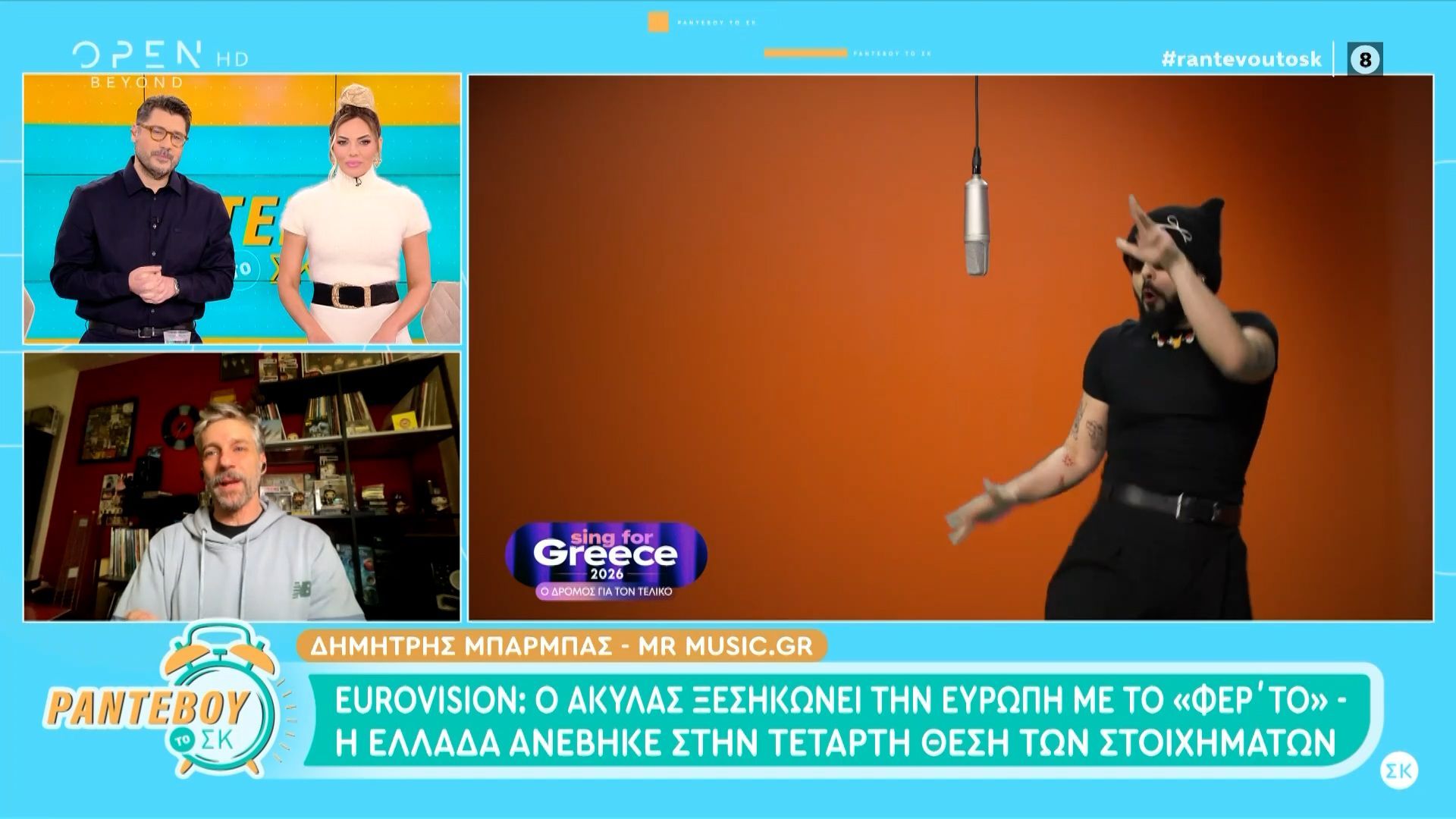 Akylas: 'Εχει ξεσηκώσει τους πάντες με το τραγούδι Ferto της Eurovision