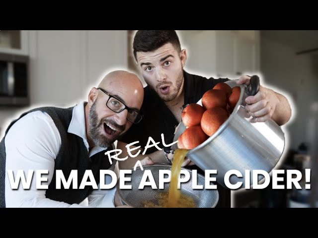 THE ONLY APPLE CIDER RECIPE YOULL NEED! | Johnny Drinks