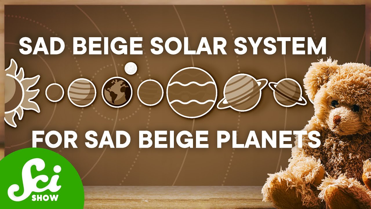 The solar system is beige