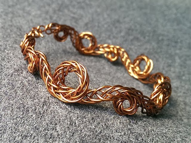 Flower knot bracelet - how to make handmade jewelry 256