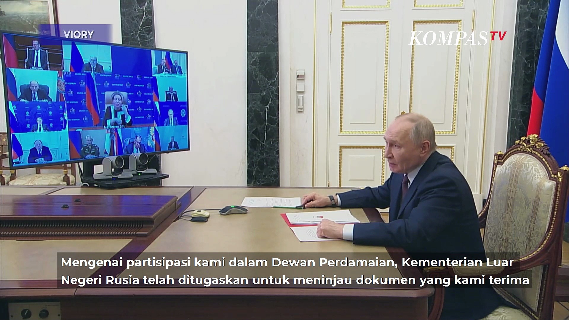 Respons Vladimir Putin soal Dewan Perdamaian bentukan Trump