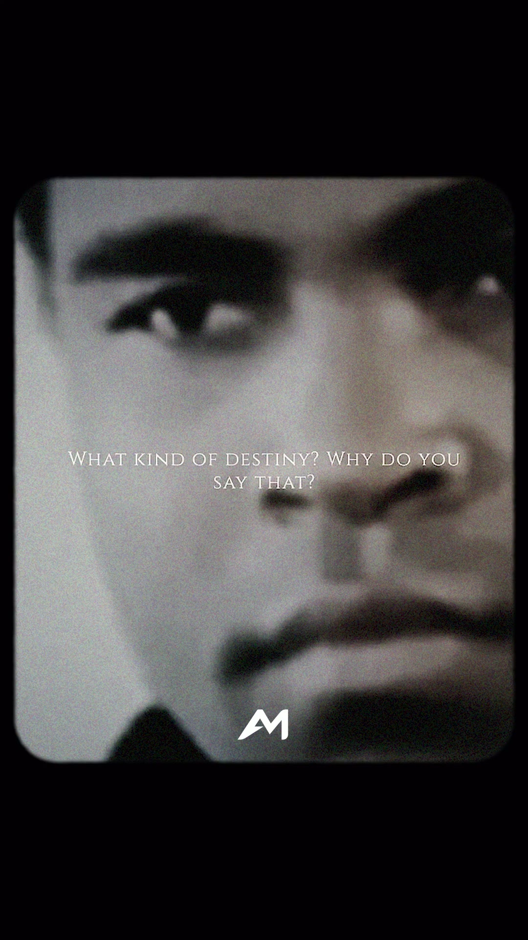 Everybody has a destiny. Are you willing to live yours?