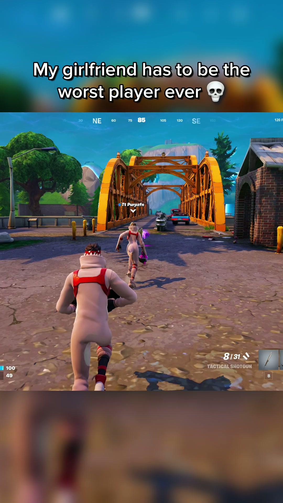 My girlfriend is so bad 😭💀 #shorts