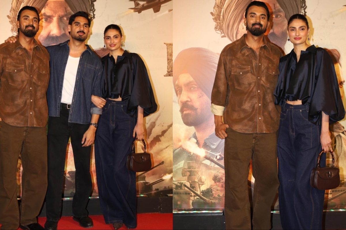 Athiya Shetty and KL Rahul nail effortless couple style at Border 2 ...
