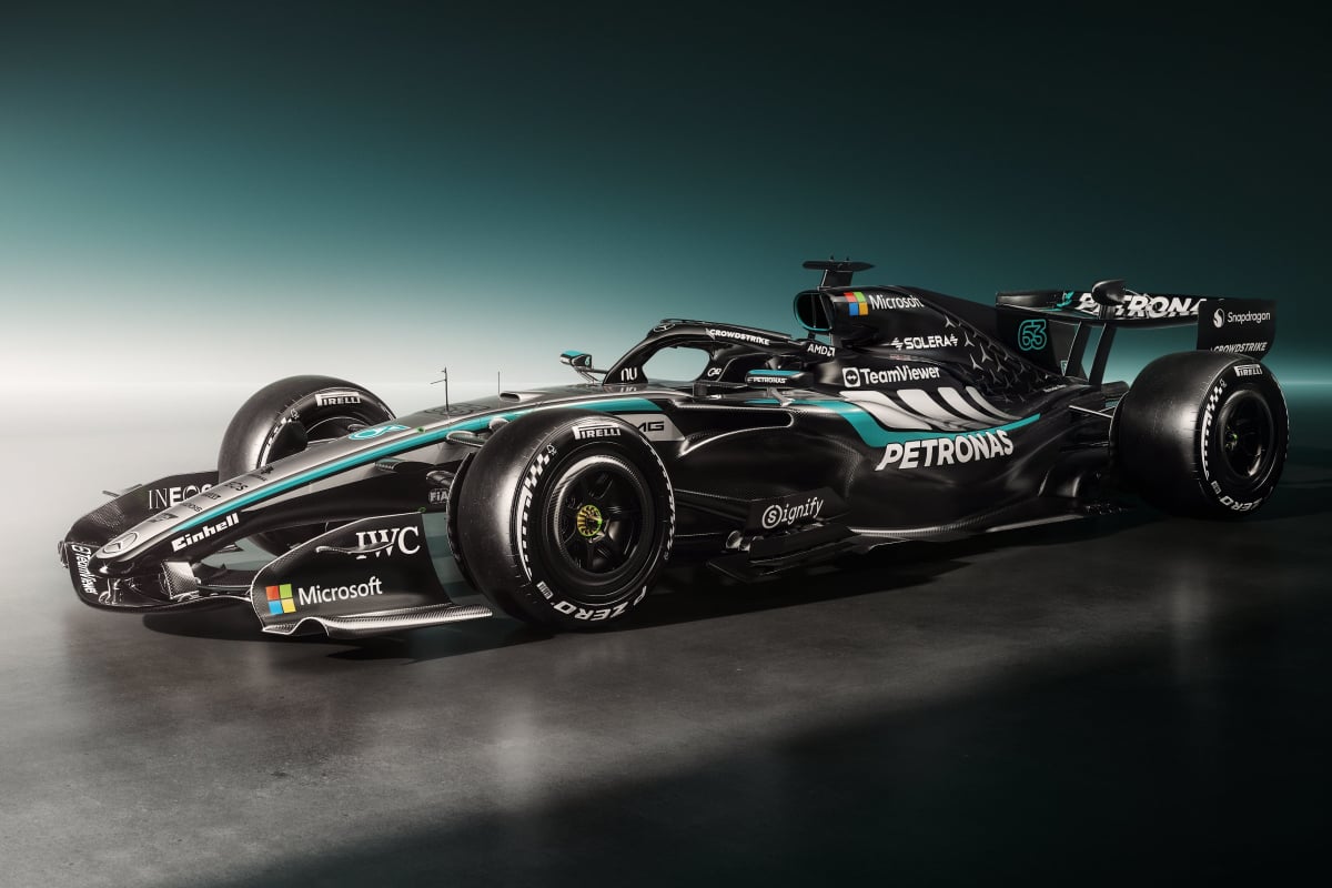 Mercedes F1 team release first on-track footage of 2026 car (with ...