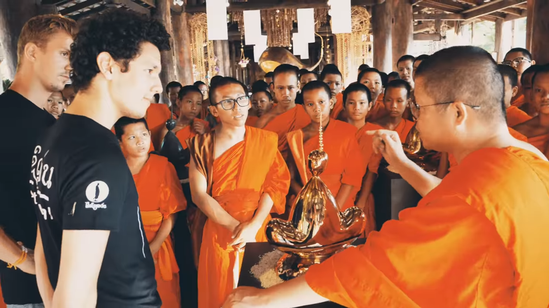 This is how becoming a monk starts - everything is taken away