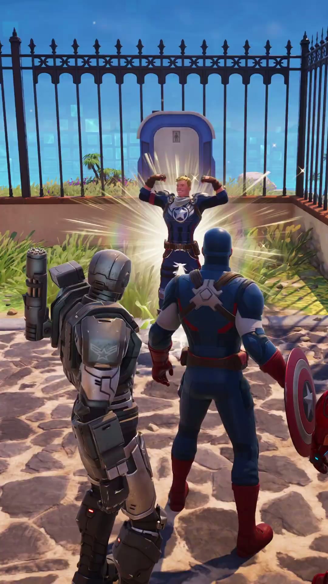 Captain America trained Jonesy! 😳🤯 #shorts