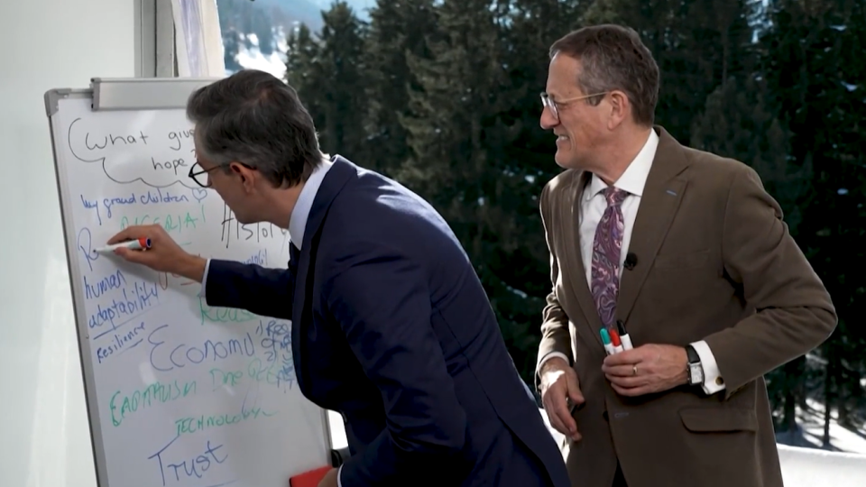 World leaders and CEOs at Davos tell CNN the one word that gives them hope