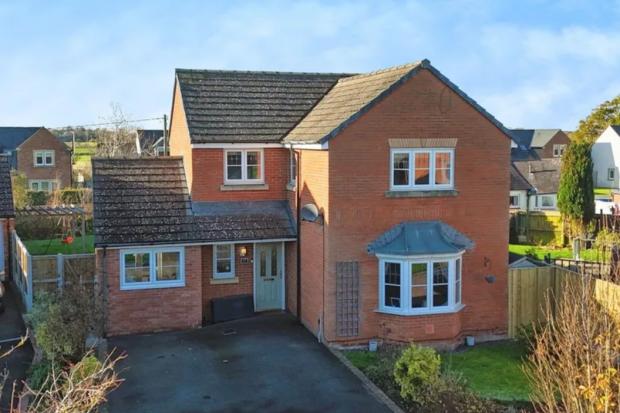 Detached home with garage conversion up for sale in Cargo for £350,000