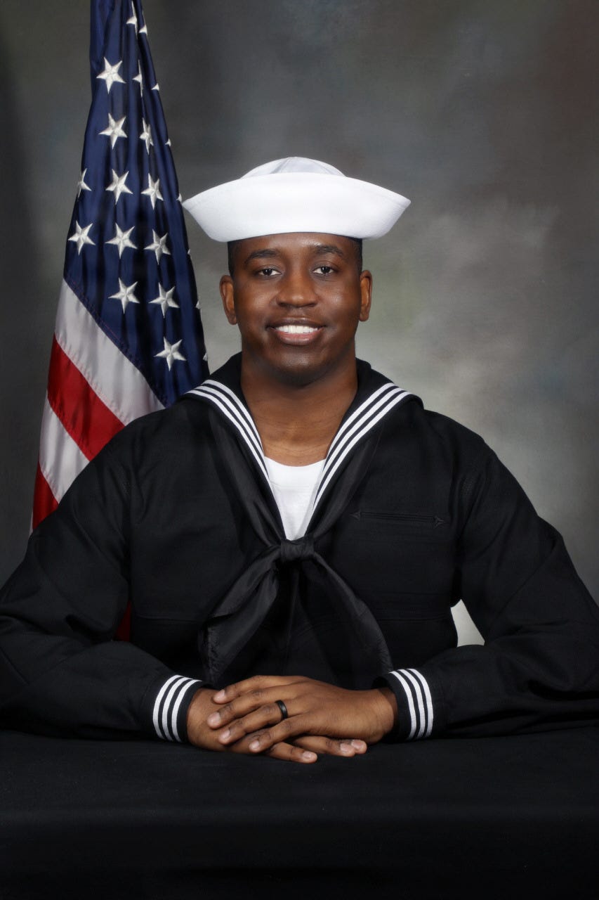 Orville sailor Keontae Owens earned Military Excellence Award