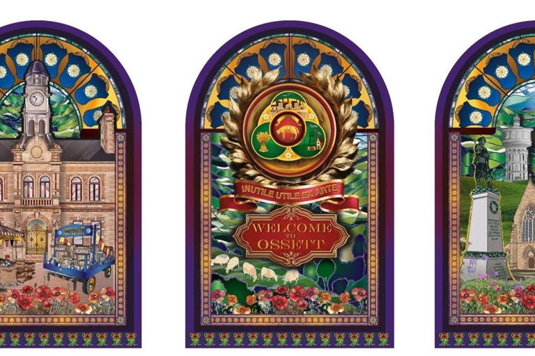 Redrawn mural designs for Ossett town centre approved