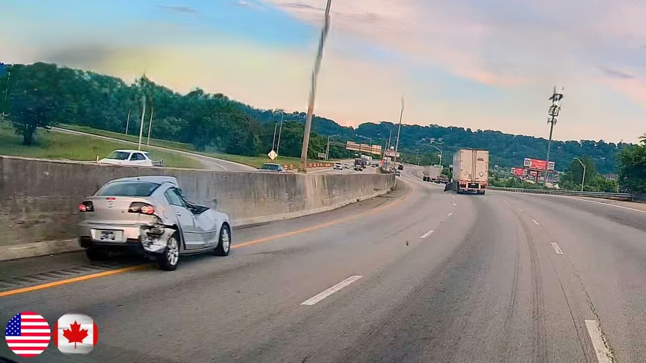 The silence after a violent highway crash