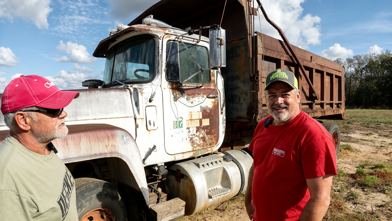 Can we get this 60s Diamond Reo to start?