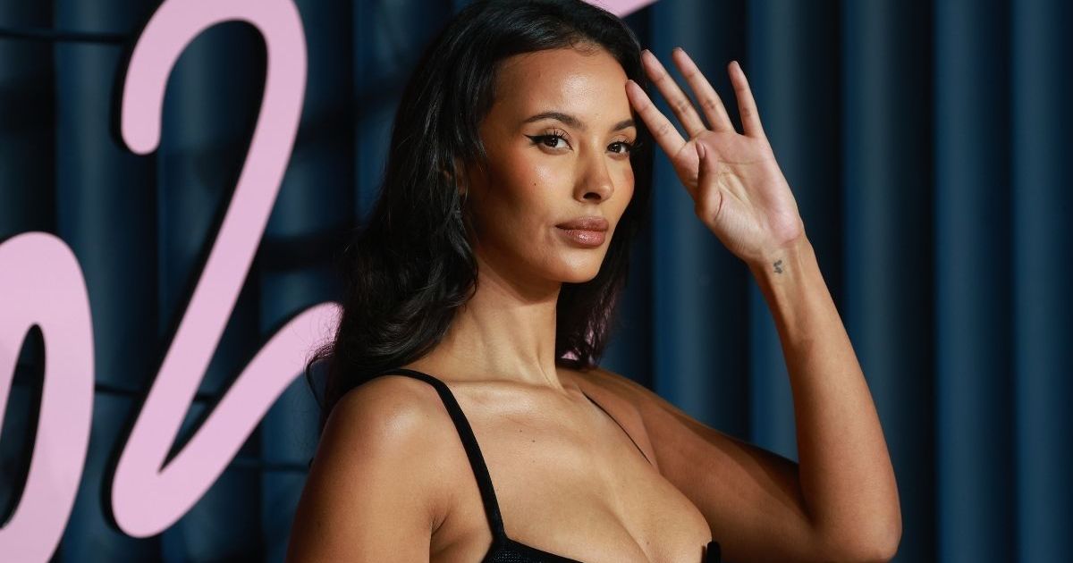 Maya Jama's El/If sequin skirt is completely see-through