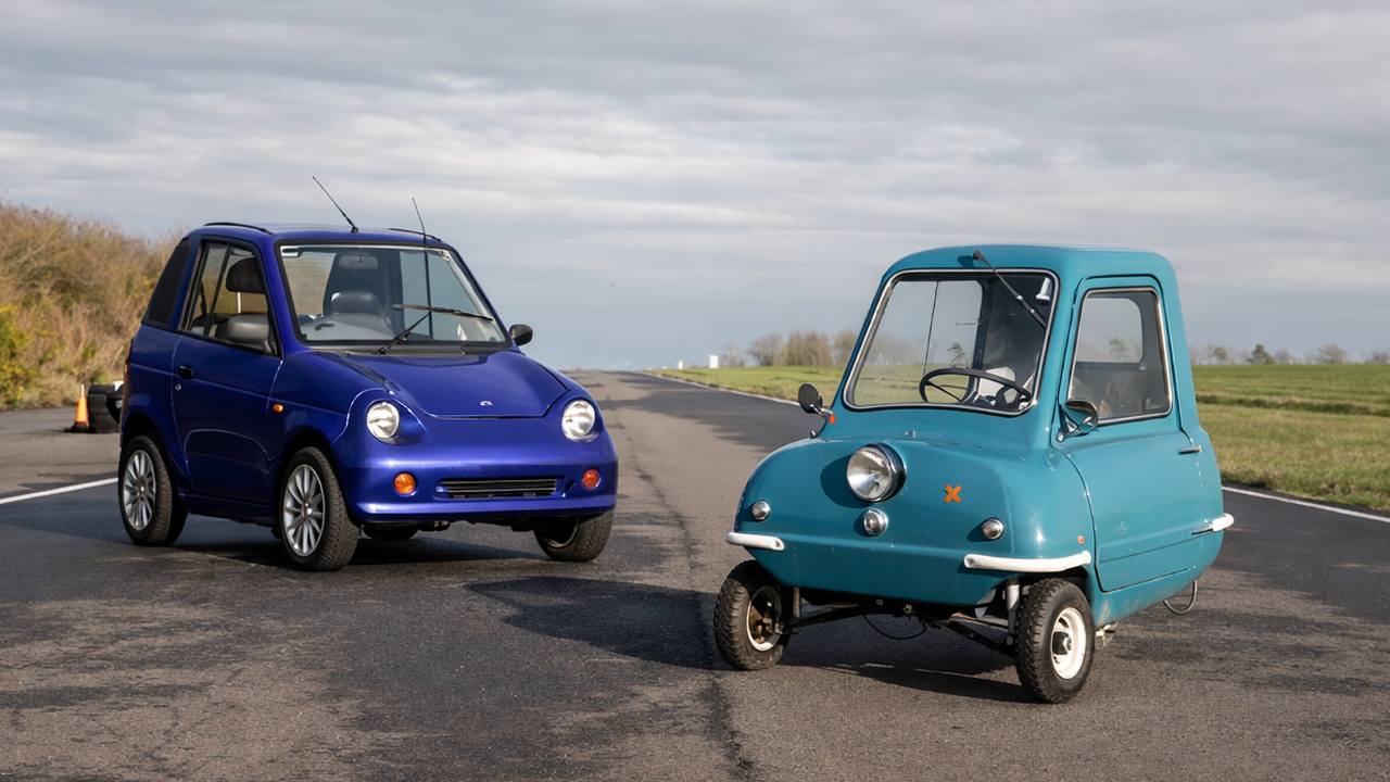 Driving the world’s smallest car on a racetrack