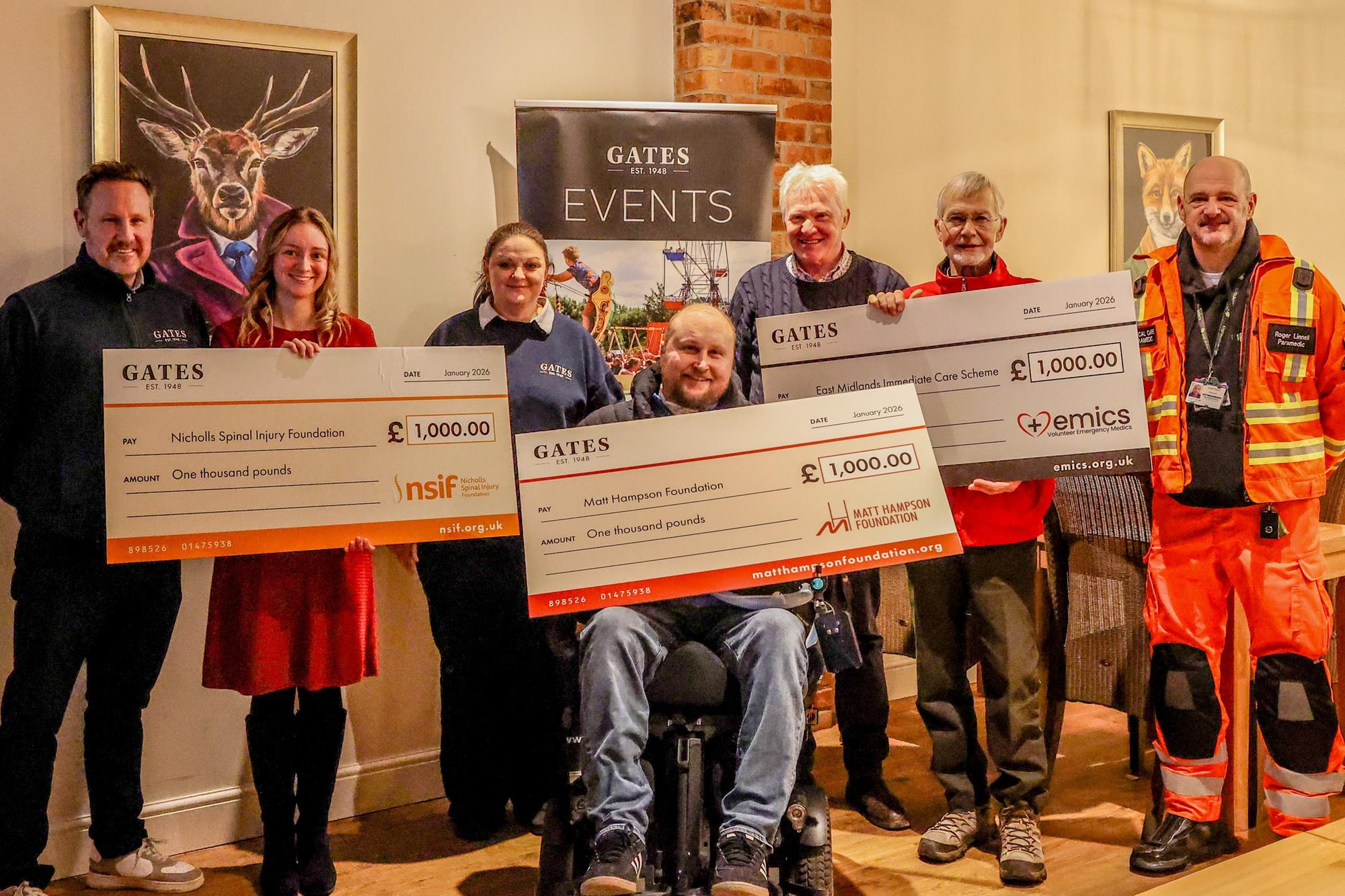 Garden centre business makes grand gesture to worthy causes