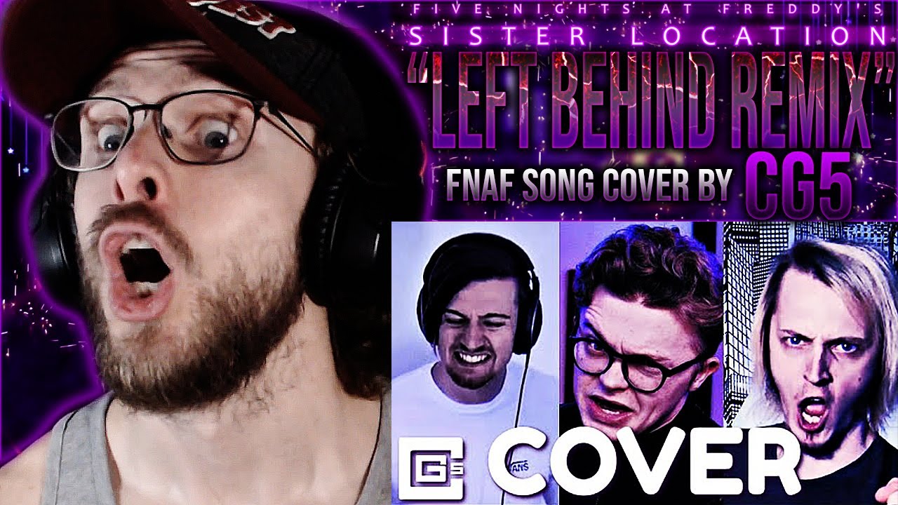 Vapor reacts #1174 | FNAF SL song remix cover Left Behind by CG5 ft. 8 ...