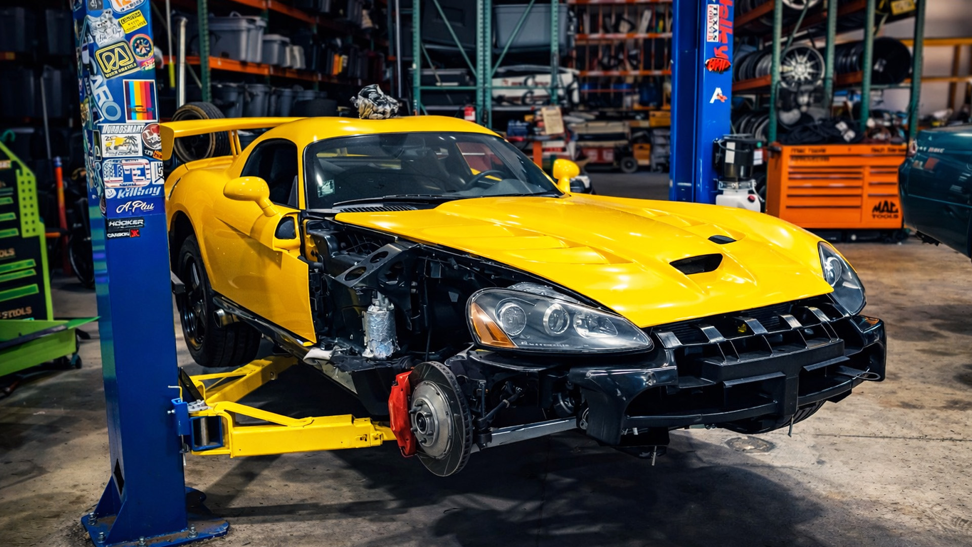 Rebuilding a $57,000 crashed Dodge Viper