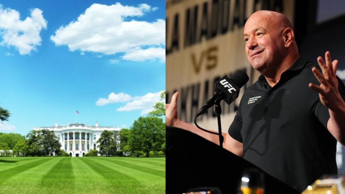 Donald Trump announces 100,000 seater stadium for historic UFC White ...