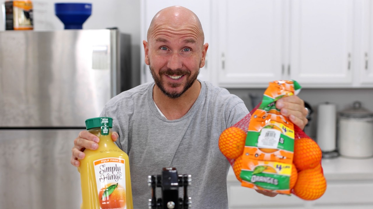 Is freshly squeezed orange juice cheaper than store-bought?