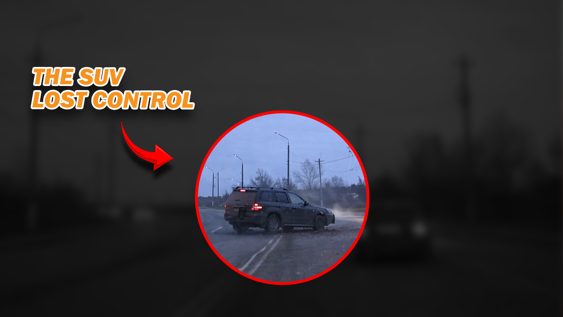 Out of control SUV collides with another vehicle