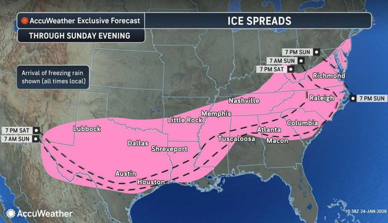 Monster winter storm racing east: Updated snowfall, ice, power outage ...