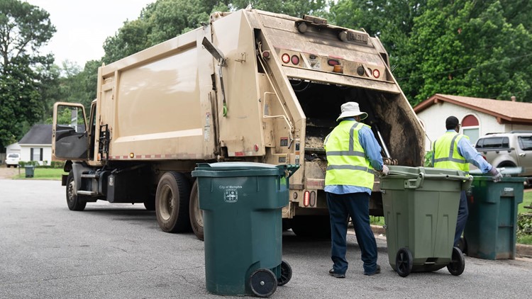 City of Memphis suspends Monday trash pickup