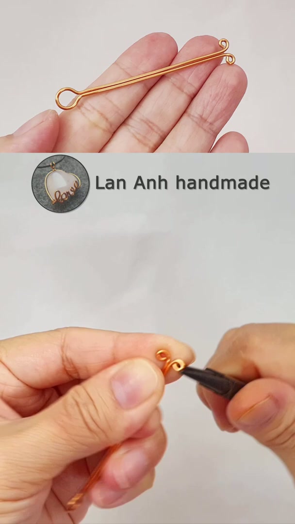 Play with wire | Bird's nest | Rings | Pendant @LanAnhHandmade 661 #Shorts