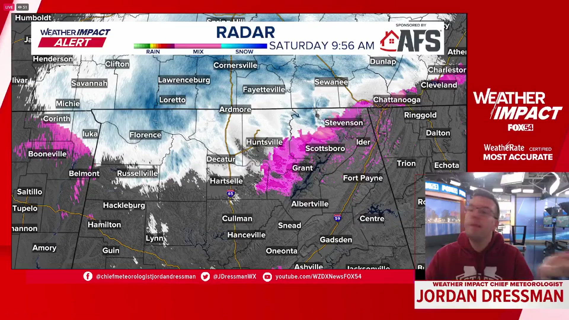 REPLAY: Facebook Live Weather Update from Chief Meteorologist Jordan ...