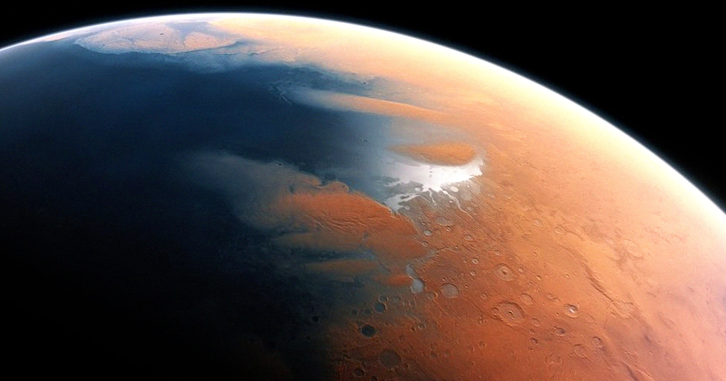 Scientists astonished by glimpse of huge, ancient ocean on Mars