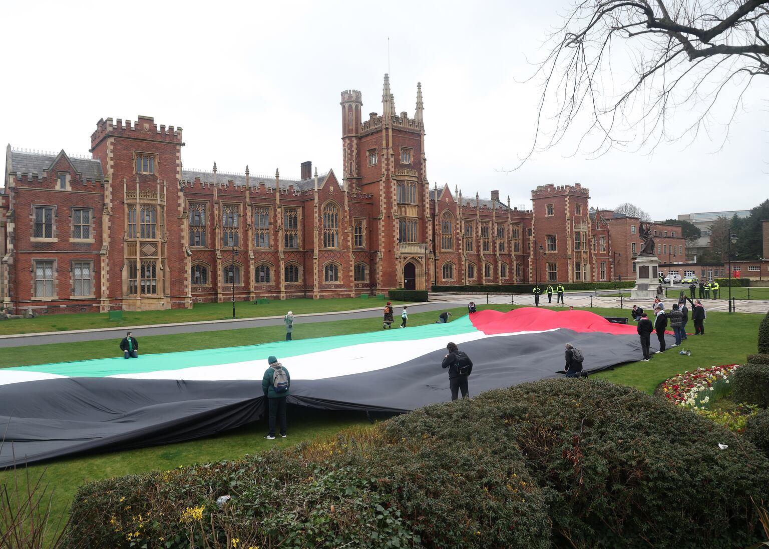 Queen’s University group march to US Consulate to ‘take a stand against ...