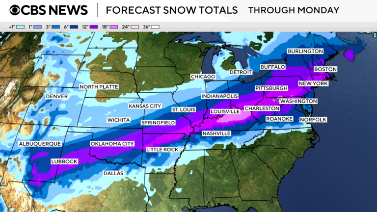 How much snow are you getting this weekend? See the forecast.