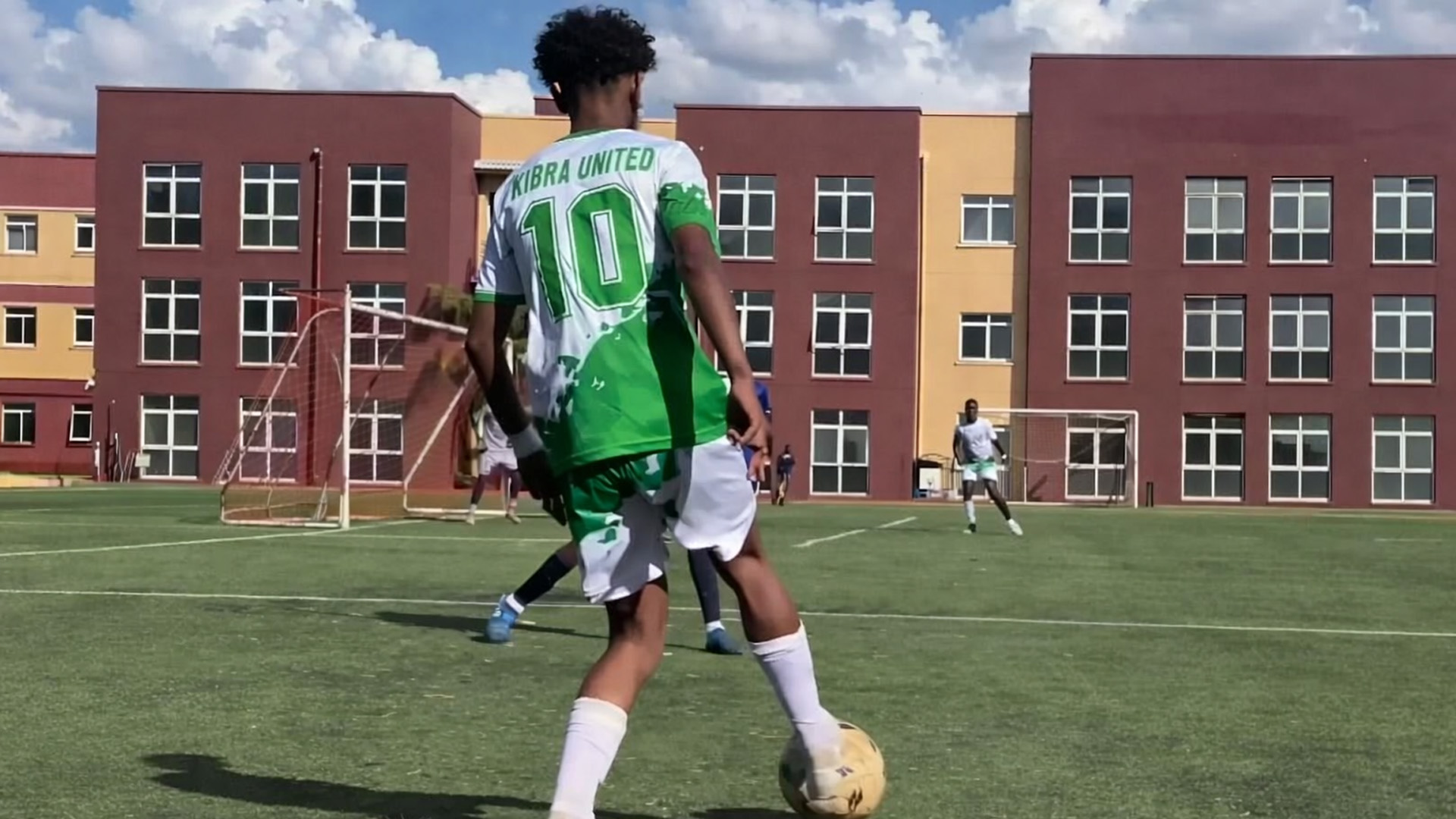 A collection of football blunders and skills