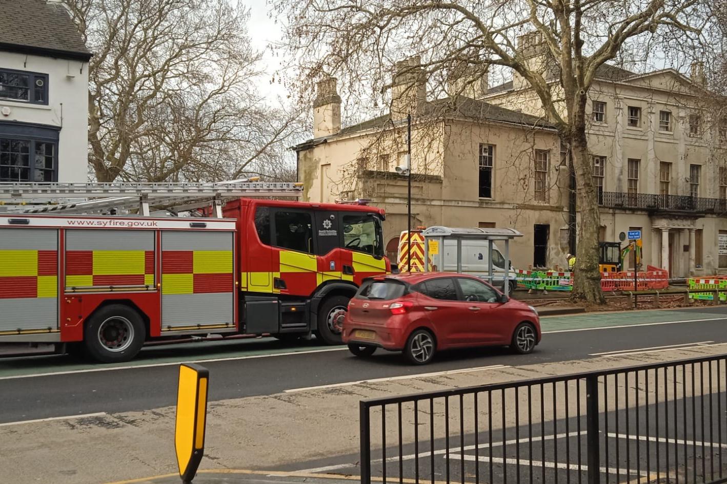 Police probe launched after blaze at historic Doncaster building ...