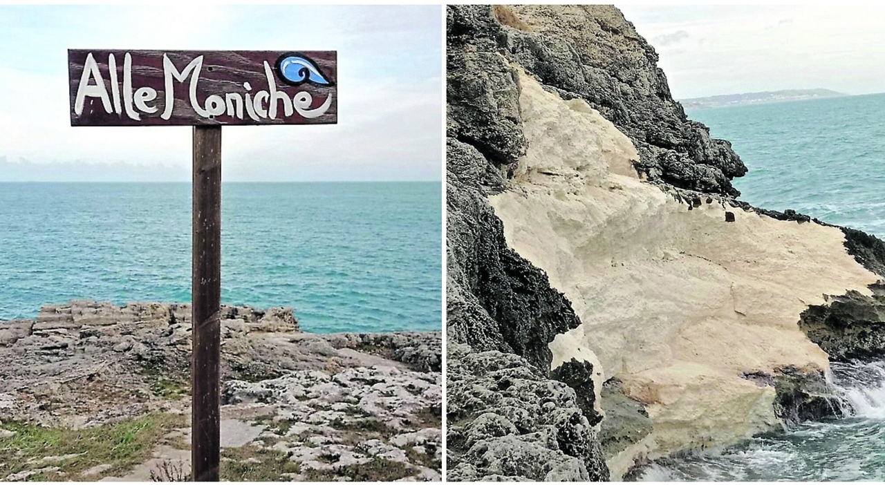 Tricase porto: falesia a pezzi, un altro crollo. Allarme rosso lungo la ...