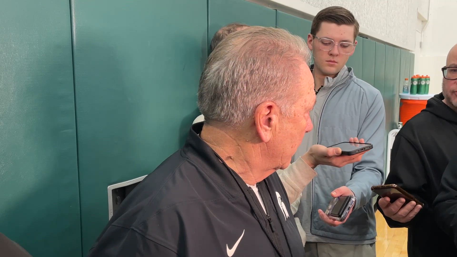 Michigan State Spartans head coach Tom Izzo on Carr, Cooper and Cam ...