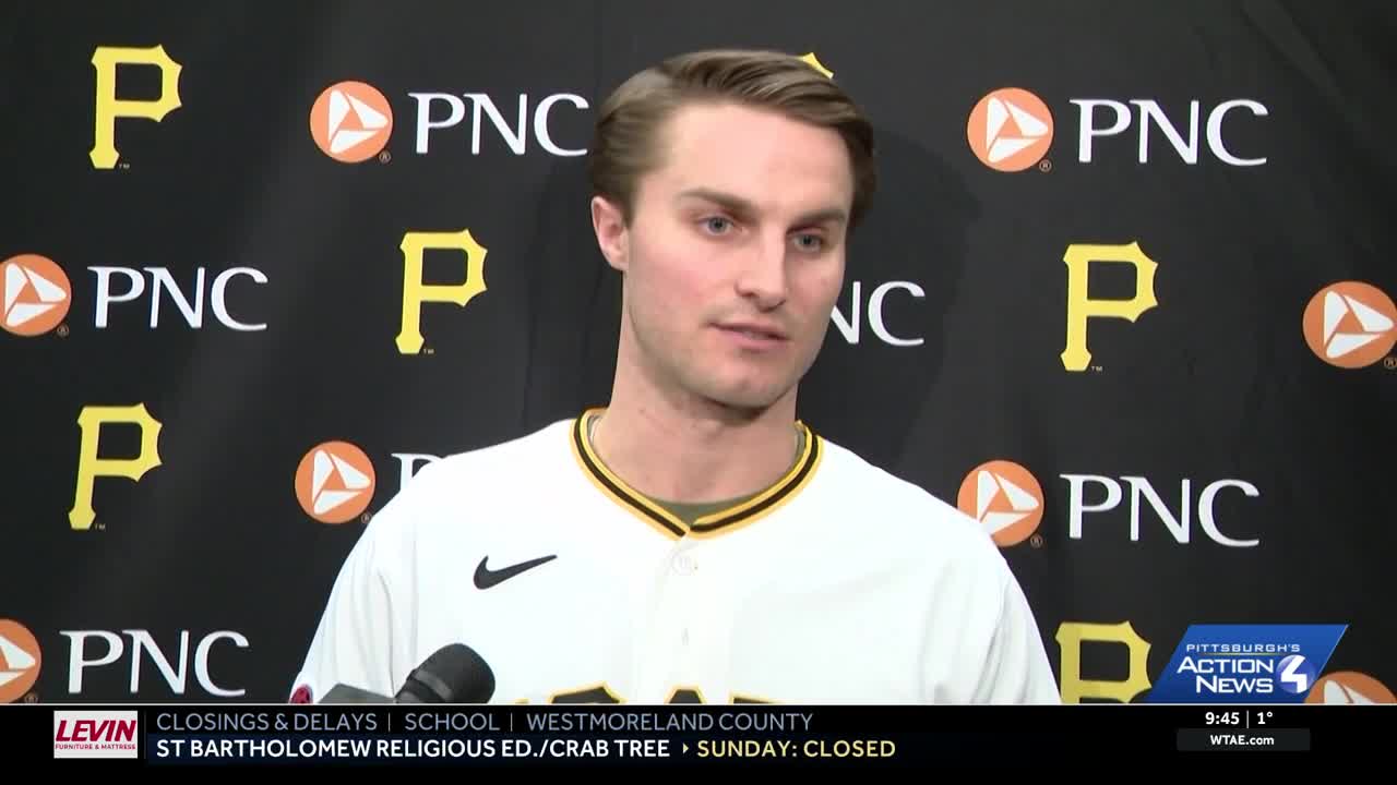 'Super cool': New Pirates OF Jake Mangum impressed by view of PNC Park