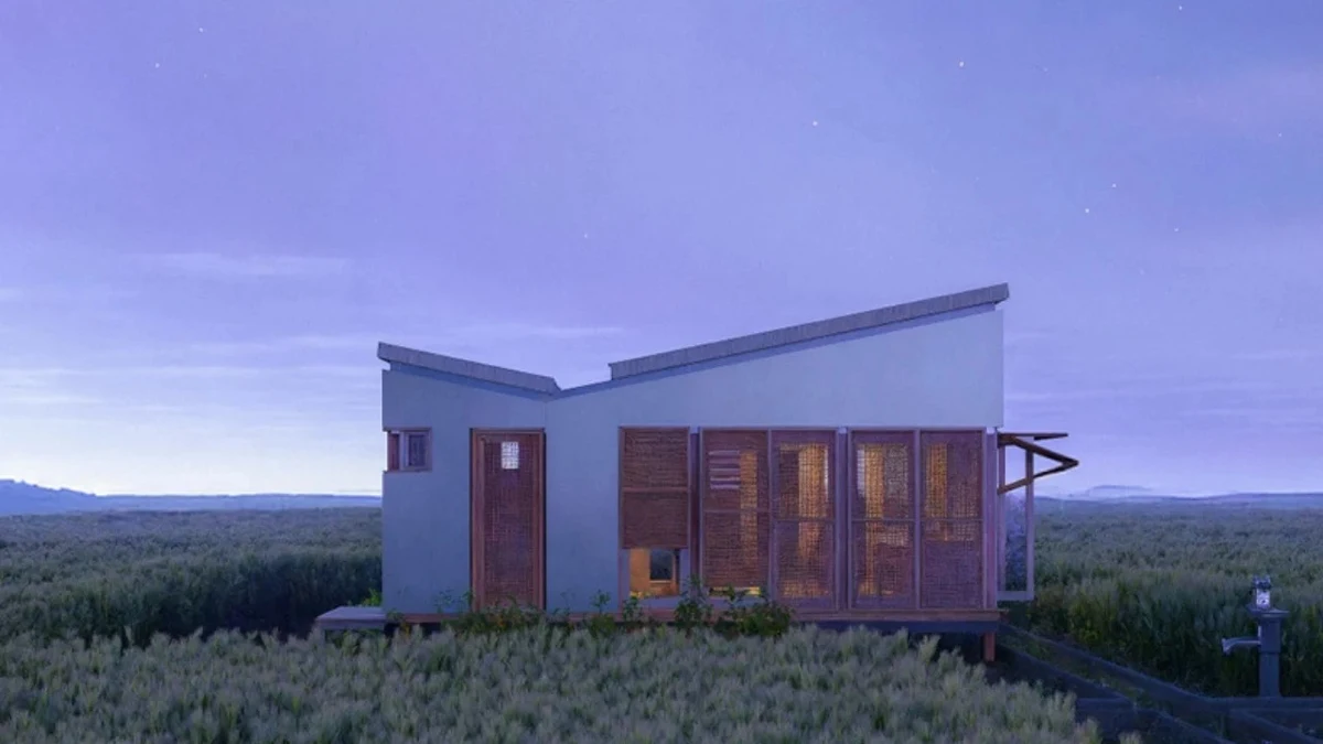 Esta mini casa no gasta agua, la devuelve: el diseño de 25 m² premiado ...