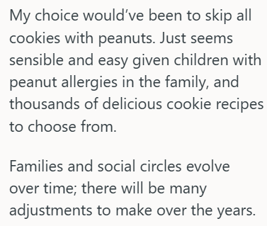 Grandma wanted to bake peanut cookies even though most kids in the ...