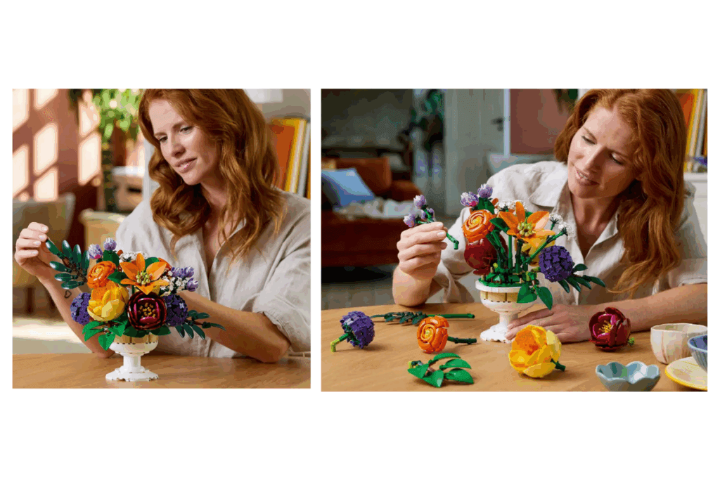 Say goodbye to wilting flowers, this LEGO flower arrangement set will ...