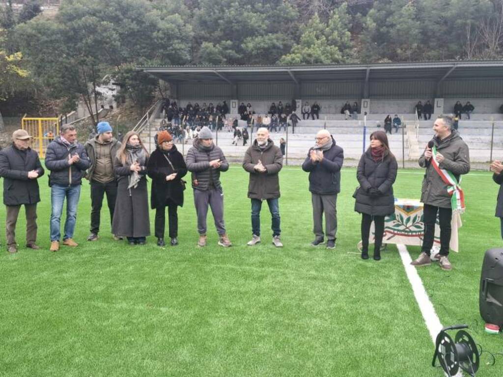 Cogoleto, inaugurato il campo sportivo riqualificato con fondi della ...